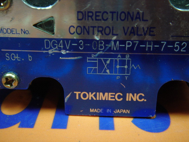 TOKIMEC DG4V-3-0B-M-P7-H-7-52 hydraulic valve - 裕益科技自動化設備可程式編碼器PLC分散式控制系統DCS